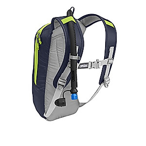 CamelBak Kicker Ski Hydration Pack, Prince Blue/Lime Green, 1.5 L/50 oz