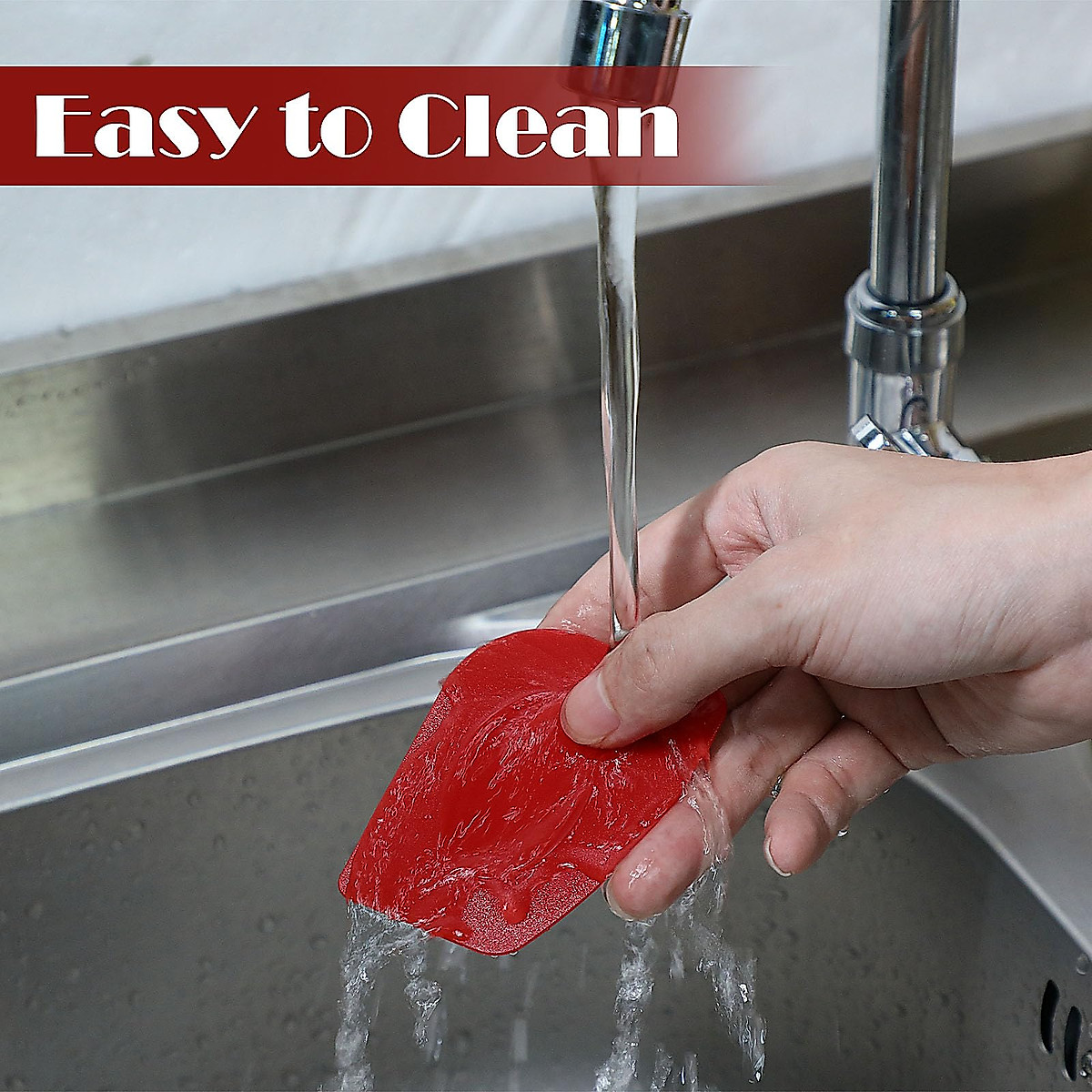 4 Pcs Pan Scraper Tool, Plastic Scraper Tool, Kitchen Pot Food Scraper Non-Scratch Scraper, Multifunctional Scraper Tool for Kitchen for Cleaning Grease Burnt Food