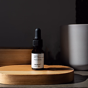 AromaTech Santal & The Hotel Set | Gift Set of Aroma Diffuser Essential Oils Blend of Santal Cardamom, Papyrus, Musk | The Hotel Peach, Red Rose, Pine - 10 Milliliter