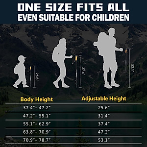 Carbon Fiber Trekking Poles -AYAMAYA Collapsible Lightweight Hiking Walking Sticks with Natural Cork Grips, Quick Locks 4 Season Terrain Accessories Shock-Absorbent for Women Men Kids Seniors Balance