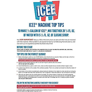 ICEE Slushie Machine. Home Countertop Slushy Maker. New for 2024. Creates up to 34Floz of Ice Cold ICEE Slushy. Make Ice Cold Slushies at Home! Officially Licensed ICEE Merchandise.