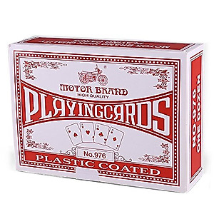 LotFancy Playing Cards, 12 Pack, Decks of Cards Bulk, Poker Size, Standard Index, for Blackjack, Euchre, Canasta Card Game, 6 Blue and 6 Red, Casino Grade Poker Cards