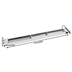 Overhead Food Warmer,Electric Strip Heater,Commercial Pass-Through Stations Heating Warmer with 4 Mounting Hooks for Catering Cafeterias
