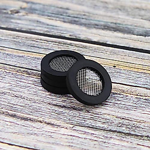 50PCS Stainless Steel Filter Garden Hose Washer Seal O Ring Gasket Water Faucet Rubber Washer with 40 Mesh for 1/2 Inch Garden Hose Water Faucet Shower Head