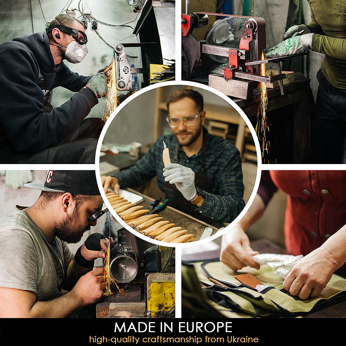 BeaverCraft S15 Whittling Kit Wood Carving Kit for Beginners - Wood Carving Tools Set - Whittling Knife Set Whittling Tools Wood Carving Wood for Beginners, Wood Whittling Kit for Beginners