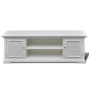 SLGSDMJ Entertainment Center Stand Unit, Living Room Locker Table, Modern tv Cabinet, Media Console Table, Living Room Bedroom tv Console, Home Entertainment Center, tv Cabinet White Wood