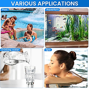 16 in 1 Drinking Water Test Kit, 110 Water Test Strips, Well and Tap Water, Aquariums, Swimming Pools, A Lot of Detection Content