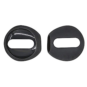 4 Pair Ear Tips Silicone Cover Compatible with AirPods, 2X Super Thin Eartips [Fit in Case] & 2X Anti-Drop Sports Ear Hook Gel [Protective & Great Noise-Isolation], White Black