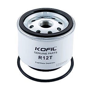 Marine Fuel Water Separator Element Of R12T Fuel Filter/Water Separator R12t Filter Replacement Replaces Racor S3240 18-7987 R12T 120AT NPT ZG1/4-19 for Marine Engine