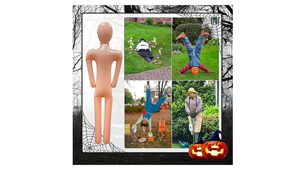 Halloween Dead Victim Props Inflatable Body Mannequin Scary Decor