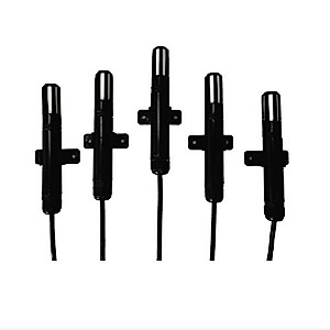 Taidacent SHT30 SHT31 High Precision Waterproof Digital Temperature Sensor 1M Cable Water Resistant Temperature and Humidity Sensor Air Temperature and Moisture Measurement (SHT31, Shielded Cable)