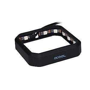 Alphacool 12942 Aurora XPX Digital RGB Frame - Black Modding Flexlights
