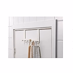 Ikea Enudden Over Door Hanger Hooks White Metal Robe Towel Belts