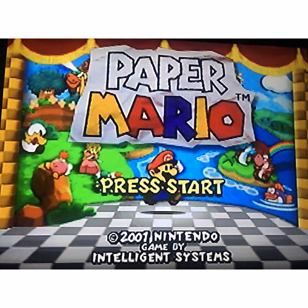 New Paper Mario Video Game Cartridge US Version For Nintendo 64 N64 Game Console