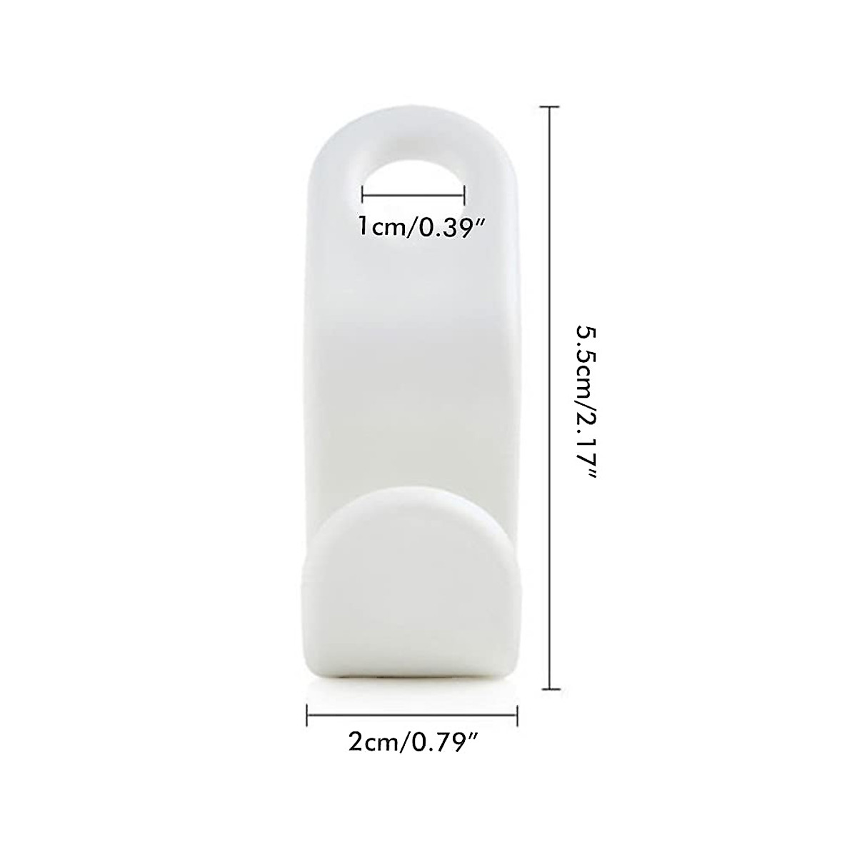 Bticx Clothes Hanger Connector Hooks,10 Pcs Mini Cascading Connect Hooks for Wardrobe Closet Storage Organzier Hook Linking - Space Saving Closet, White