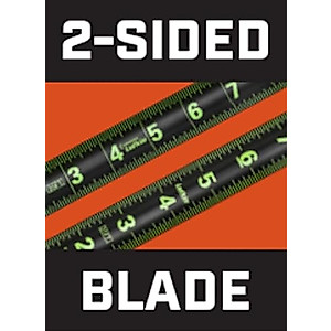 Crescent Lufkin 1-3/16" x 5m/16' Shockforce Nite Eye G1 Dual Sided Tape Measure - L1116CMEB