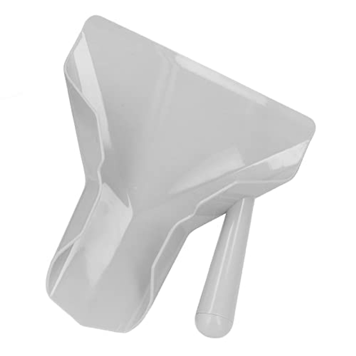 French Fry Bagger Scoop, Popcorn Scoop, Commercial Desserts Scooper for Popcorn, Chips, Candy, Hotels, Buffets, Quick Fill Tool for Bags & Boxes, Right Handle