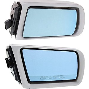 Kool Vue Driver & Passenger Side Power Heated Mirrors for Mercedes Benz C230 1997-2000 Paintable