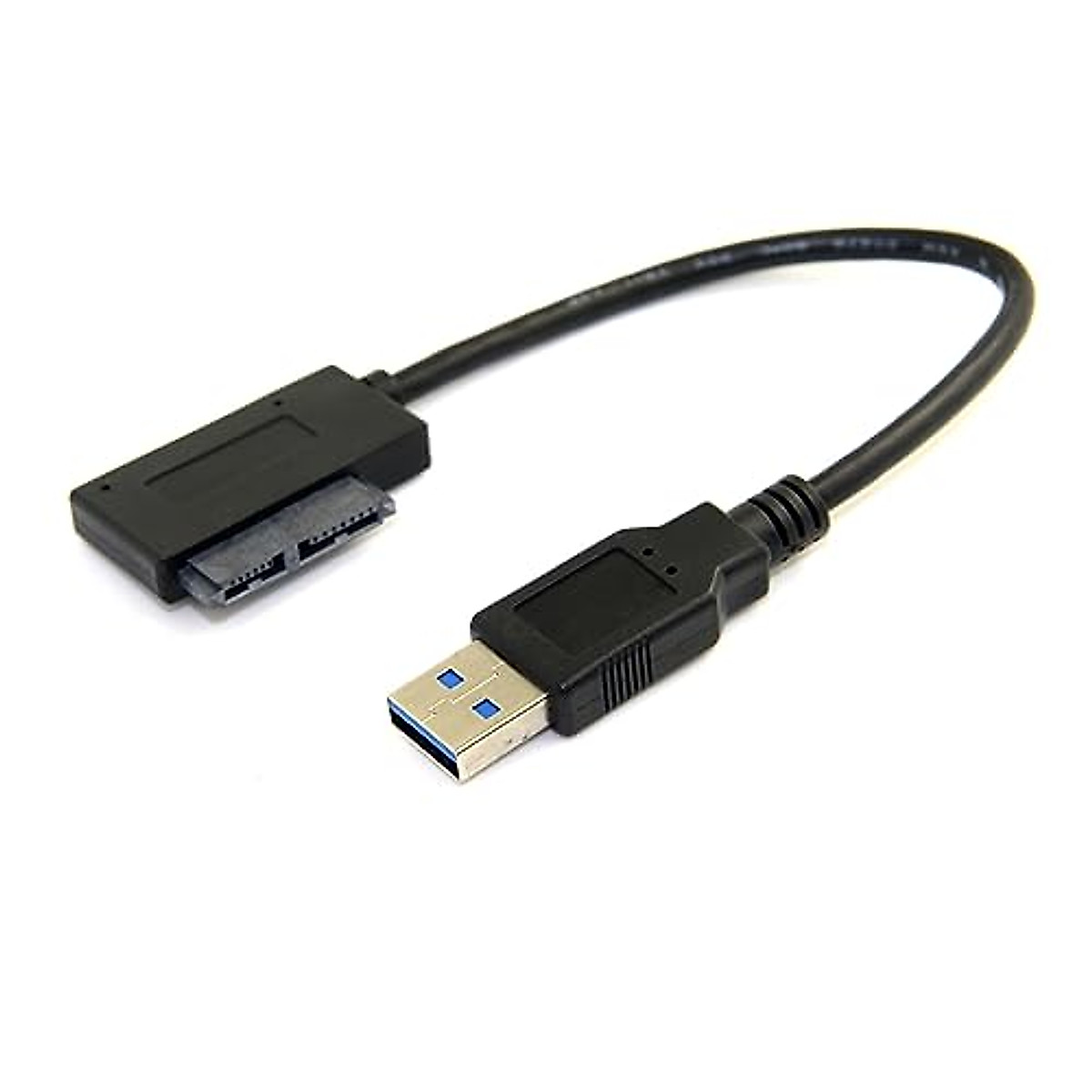 cablecc USB 3.0 to 7+6 13pin Slimline Sata Adapter Cable for Laptop Cd DVD ROM Optical Drive