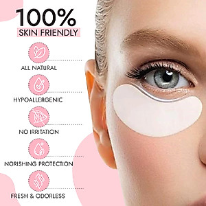 3D Beauty Biogel Eye Pads For Eyelash Extension, Under Eye Pads Eyelash Extension Supplies - 15 Sheets (30 Pairs)