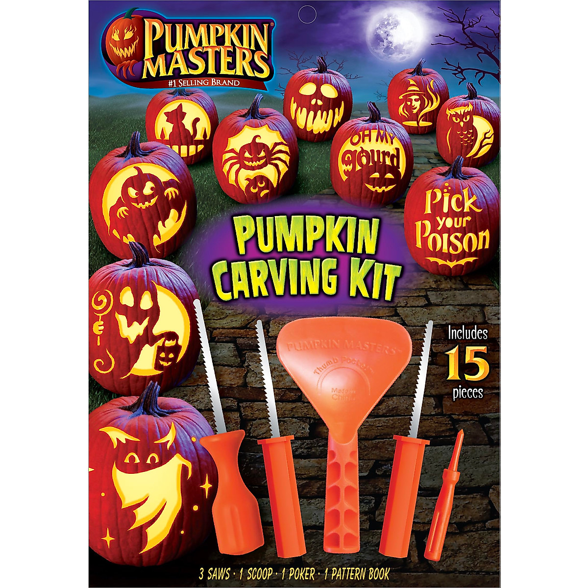 Pumpkin Masters, Carving Kit, 1 Each (2)