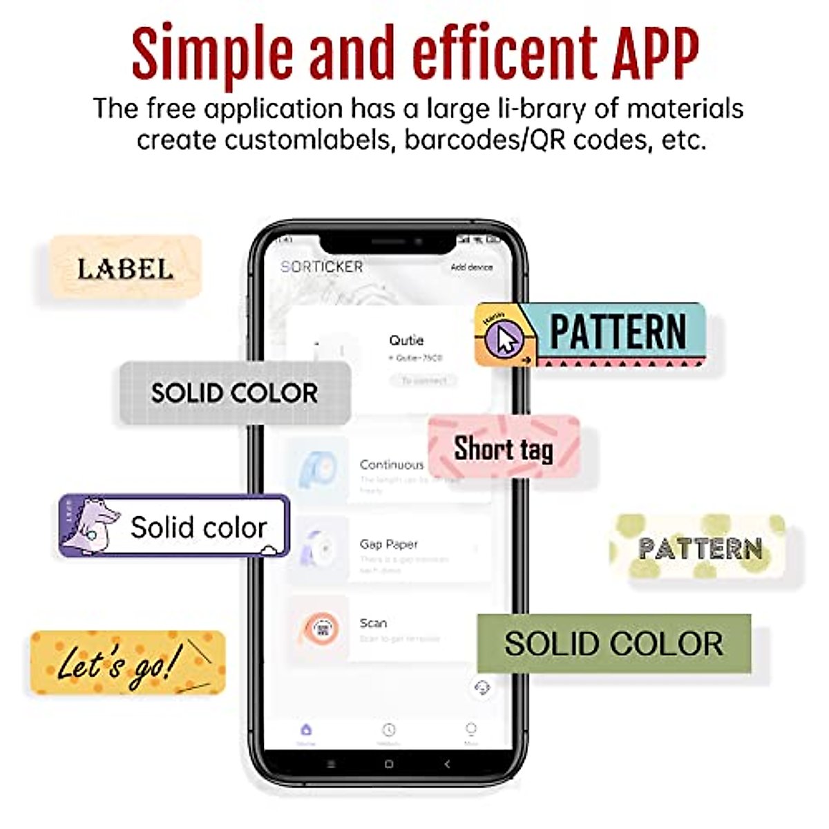 Label Makers Machine with Tape Built-in Cutter Portable Bluetooth Handheld Sticker Printer for Home Office Organization iOS Android Multiple Templates Fonts Icon Mini Inkless Labeler USB Rechargeable