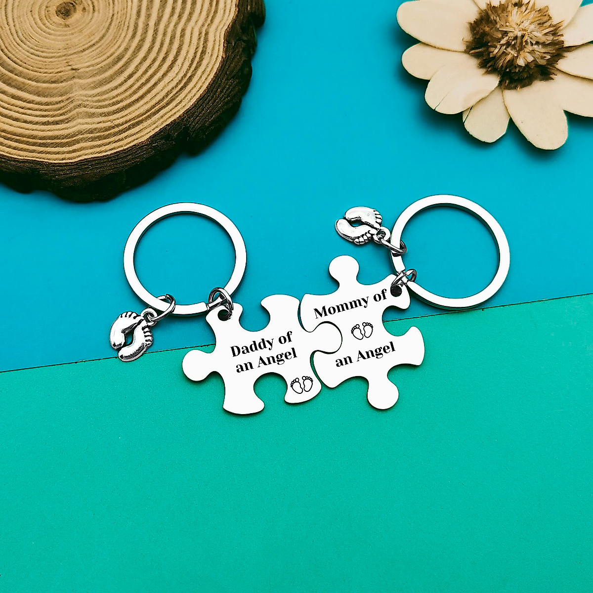 Loss Memorial Keychain Loss of Baby Memorial Gifts Sympathy Gift for Infant Loss Pregnancy Miscarriage Loss Memorial Gift for Parent In Memory of Infant Child Loss Remembrance Gift Miscarriage Jewelry