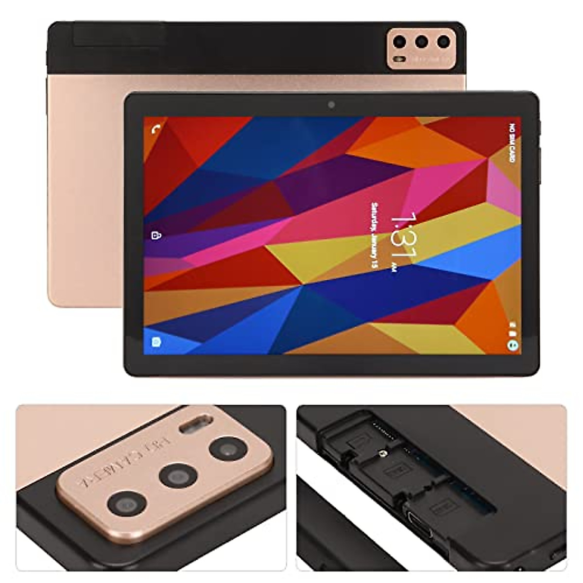 10.1in Tablet, 5MP 13MP Portable Tablet for Reading (US Plug)
