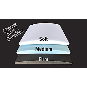 Original Curve Couch Sofa Seat Cushion Sag Repair Made in USA (Medium Firmness, Set of 2)