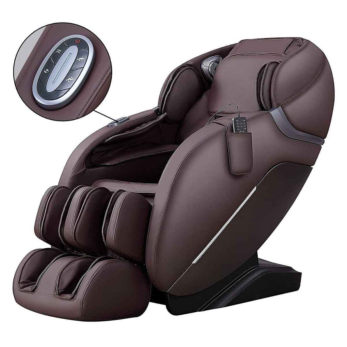 iRest SL Track Massage Chair Recliner, Full Body Massage Chair with Zero Gravity, Bluetooth Speaker, Airbags, Heating, and Foot Massage