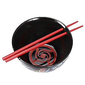 Bioworld Jujutsu Kaisen Yuji And Sukuna 20 oz Ramen Bowl With Chopsticks
