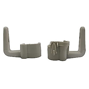 HASMX Cord Handle Hook Set Simple Attaching Hook for Eureka Sanitaire 53574 Upright Vacuum, Vacuum Cord Hook Clip Beige (12-Pack)