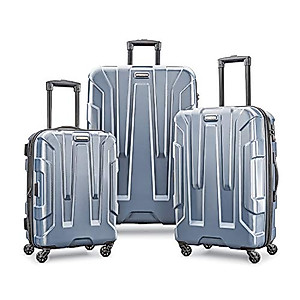 Samsonite Centric Hardside Expandable Luggage with Spinner Wheels, Blue Slate, Carry-On 20-Inch