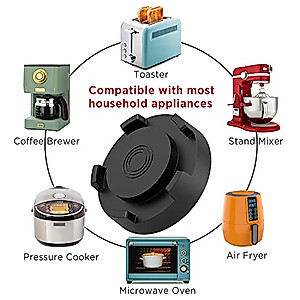 OUTXE Cord Wrapper for Appliances 3 Pack, Wire Cord Hider for Kitchen Appliances, Strong Self-Adhesive Cord Organizer Works in Toaster, Stand Mixer, and Coffee Maker