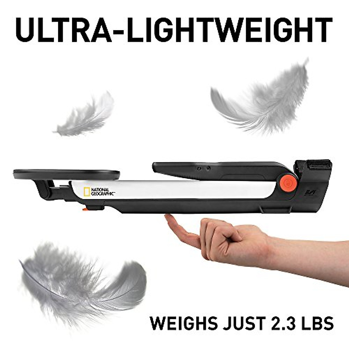 NATIONAL GEOGRAPHIC PRO Series Metal Detector - Ultimate Treasure Hunter with Pinpointer, Large Waterproof 10" Coil - Lightweight and Collapsible for Easy Travel (Amazon Exclusive)