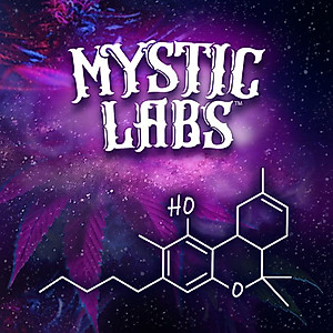 Mystic Labs Hemp Delta Gummies - 30 Count Large Size 750mg - Pain, Inflammation, Rest, Stress - High Potency Made in The USA
