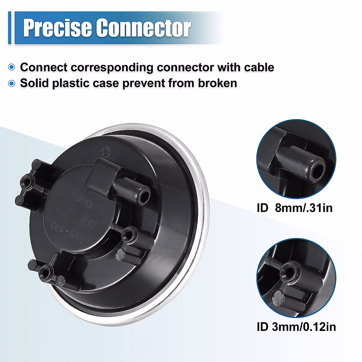 X AUTOHAUX 4-Wheel Drive 4WD Front Differential Vacuum Actuator 25031740 for Chevrolet S10 Blazer 1983-2005 for GMC S15 Jimmy Sonoma 1983-2004 for Pontiac 6000 1988-1990 Car Vacuum Actuator