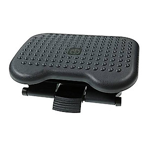 SELF-MATE Ergonomic Foot Rest Under Desk with Tilt Angle and Height Position, Computer Foot Rest Under Desk with Non-Slip Surface, Office Desk Foot Rest - Improves Posture and Blood Circulation