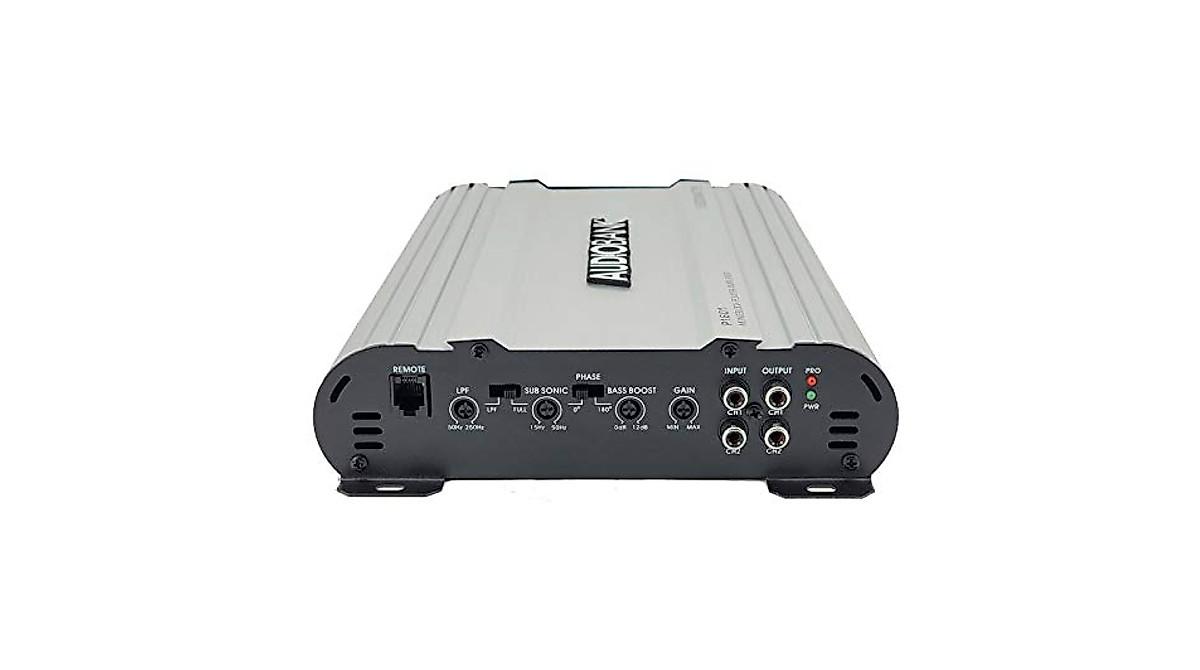 Audiobank Monoblock 1600 WATTS Amp Class AB Car Audio Stereo Amplifier P1601 Heavy-Duty Aluminum ...