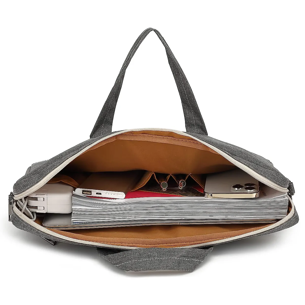 Ezrelia15-15.6 inch Laptop Shoulder Bag, for MacBook Pro 16, Hp Lenovo Dell 14 inch Waterproof Messenger Bag Case Sleeve