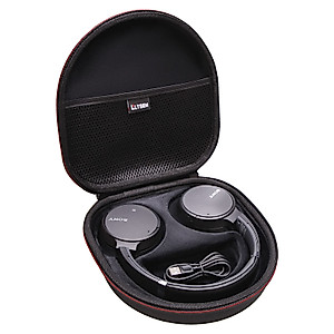 LTGEM Case Compatible with Sony WH-CH720N / WH-CH520 / WHCH710N / WH-CH510 Noise Canceling Headphones Over The Ear Headset, Black
