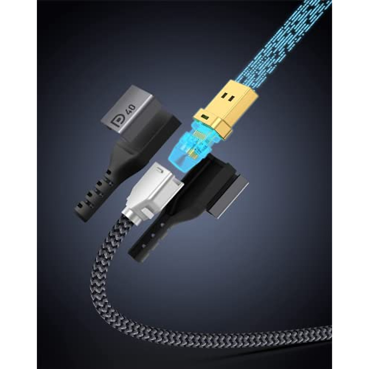 Maxonar VESA Certified DisplayPort 2.1 Cable, 16K DisplayPort Cable 2.0 Supports 80Gbps,16K@60Hz, 10K@60Hz, 8K@60Hz, 4K@165Hz, HDR, HDCP 2.2, 3D, ARC for Gaming Monitor, TV, PC, Laptop(6.6FT/ 2M)