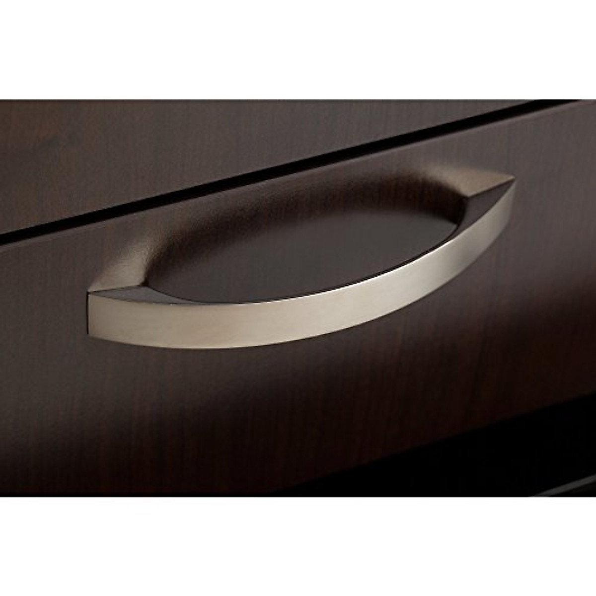 Bush Business Furniture Easy Office 3 Drawer Mobile File Cabinet, Legal, Mocha Cherry