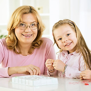 Bracelet Making Kit – 2028-Pcs Bracelet Making Kit for Girls – DIY Bead Bracelet Making Kit with Crystal Beads, Spacers, Alphabet Letters, Flower Beads – Multicolor Clay Bead Bracelet Set