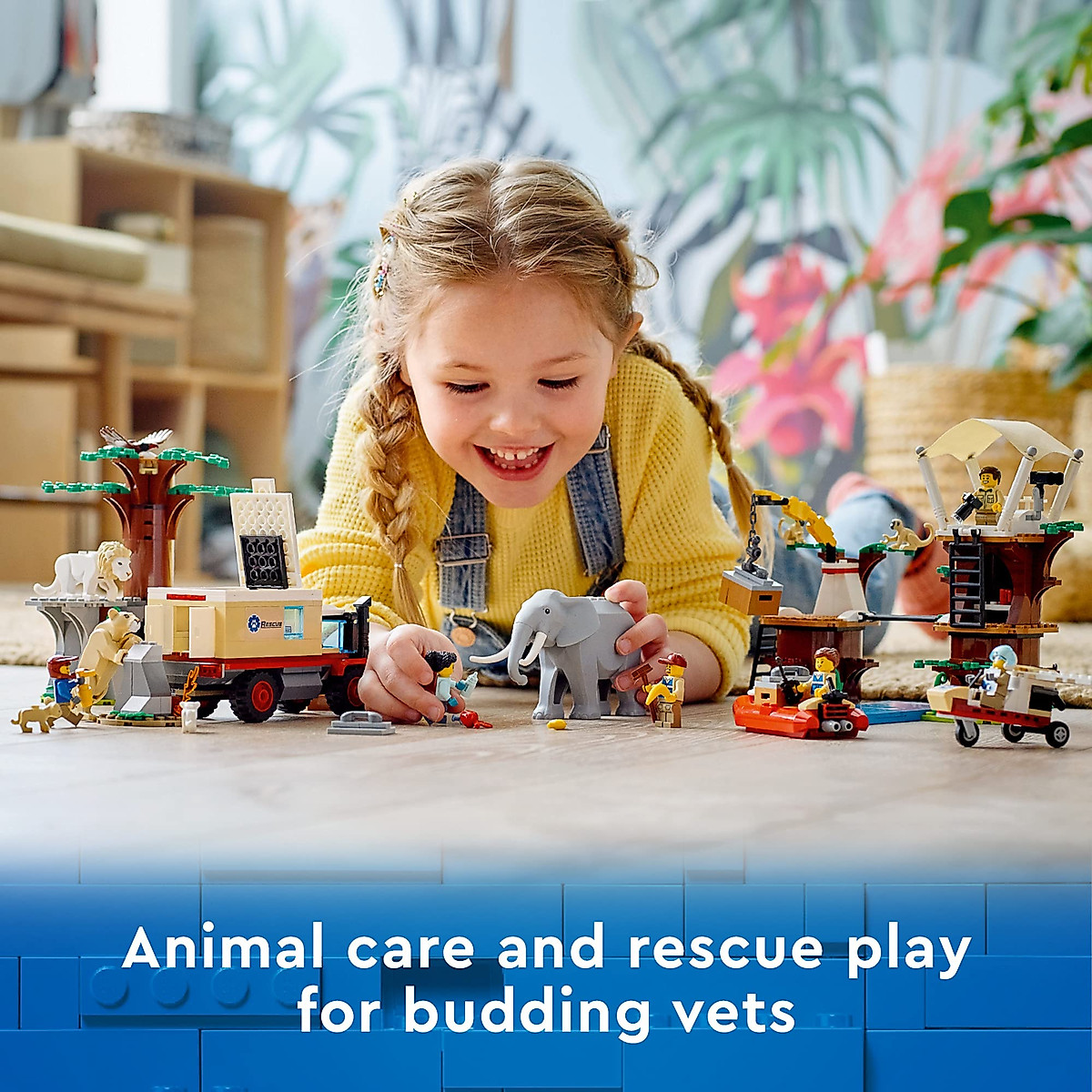 LEGO City Wildlife Rescue Camp 60307 Building Kit; Animal Playset; Top Toy for Kids Aged 6 and Up; New 2021 (503 Pieces)