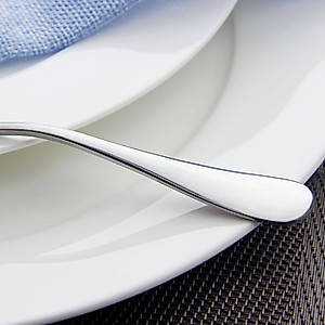 AOOSY Serving Spoons x 3, Slotted Spoons x 3, 8.7 inches Utility Advanced Performance Skimmer Perforated, 8 3/4" Stainless Steel Serving Spoons Set for Buffet Can Banquet Cooking Kitchen Basics