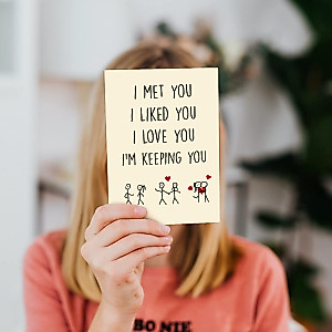 Cheerin Valentine's Day Cards for Him or Her | Naughty Anniversary Card | Gifts for Him or Her | Fun Gift Birthday Card for Husband Wife Boyfriend Girlfriend Men Women