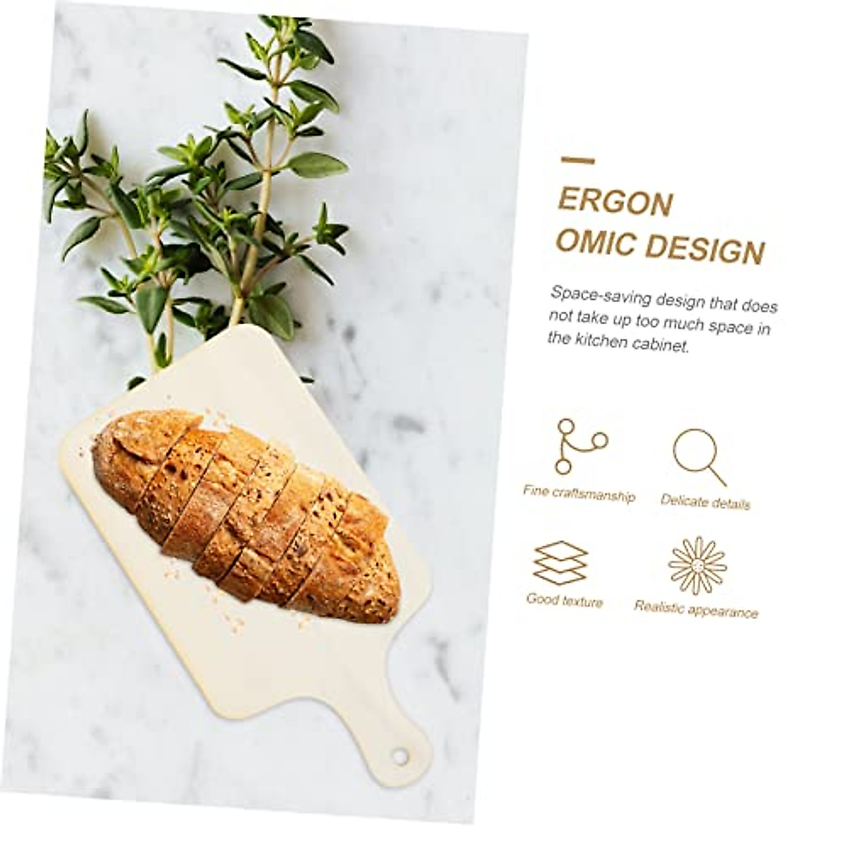 EXCEART 4 Pcs DIY Tray Large Wood Tray Bread Cutting Board Cake Spatula Potato Chopping Board Chopping Board Tray for Kitchen Wooden Serving Wooden Bread Tray Photography Prop Breadboard