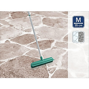 Leifheit Supra Rubber Broom with Telescopic Handle
