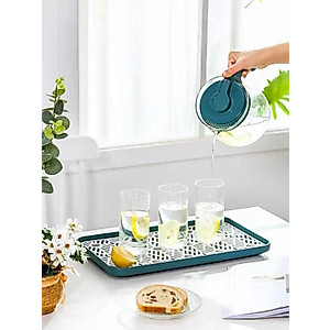 VOLYUVIC [2 in 1] Drain Board for Kitchen Counter, Mug Cup Drying Rack, Kitchen Dish Drying Rack with Drainboard Perfect for Sink, Coffee Table, Outdoor